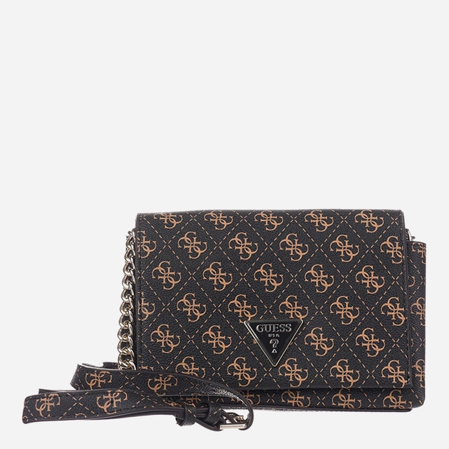 Сумка Guess Downtown Chic Mini 578 Коричневая/бежевая (2000029757112 ...