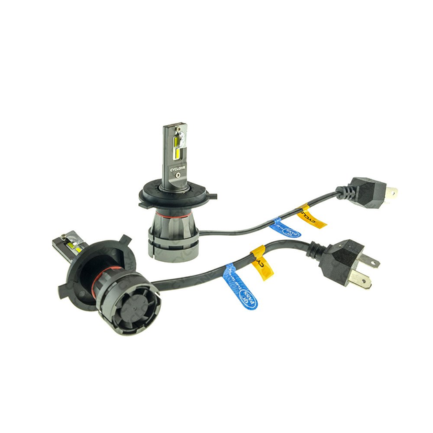 Светодиодные LED лампы головного света CYCLONE LED H4 H/L 5000K 5100-Lm ...
