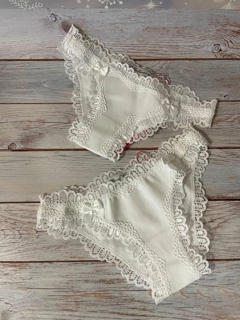 Дитячі труси BAEL з мереживом Білий КАРИНА – Брендовий одяг | ROZETKA