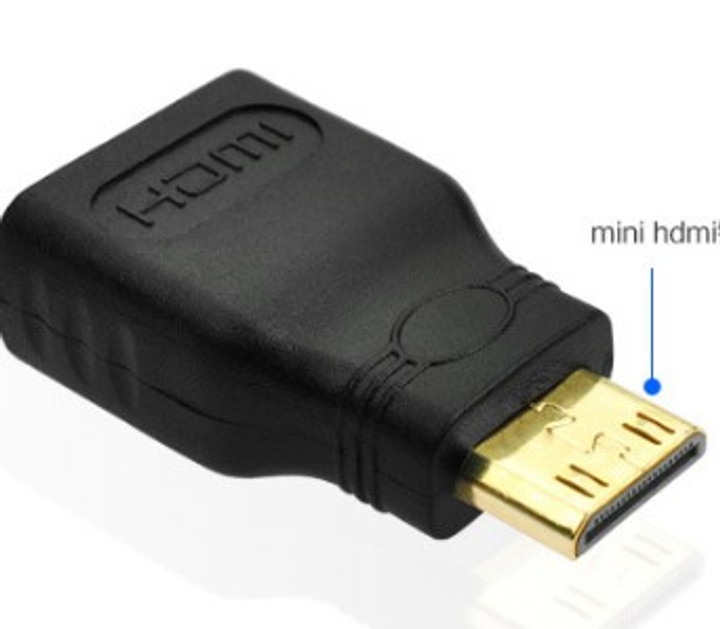 Переходник из miniHDMI (папа) - > HDMI (мама) адаптер mini мини ...