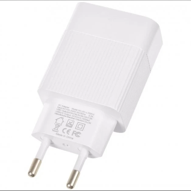 Сетевое зарядное устройство XO L72 EU QC3.0+2.1A 3USB charger White – фото, отзывы ...