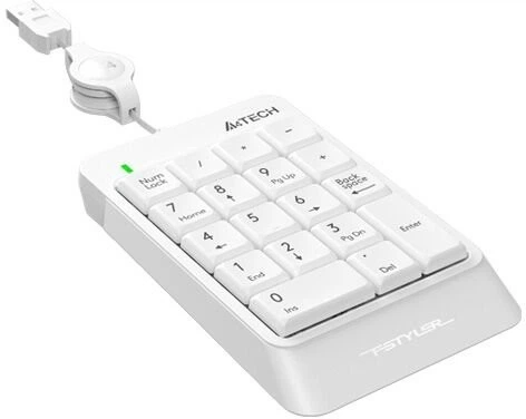 Клавіатура дротова A4Tech Fstyler FK13 Numeric Keypad White – фото, отзывы, характеристики в ...