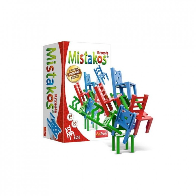 Настольная игра Trefl Стульчики для 3-х игроков (Mistakos) украинский ...