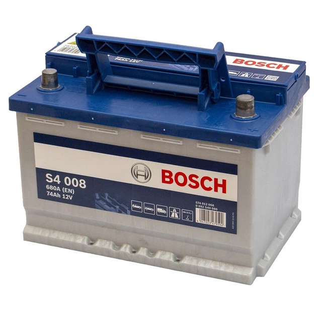 Автомобільний акумулятор BOSCH 74Ah 680 А плюс справа (-/+) – фото ...