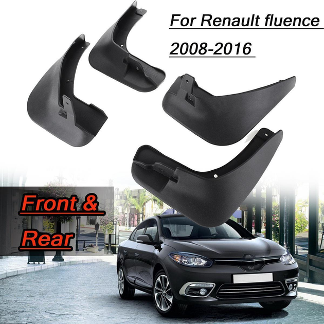 Брызговики бризговики MGC Renault Fluence Megane 3 (Рено Флюенс Меган ...