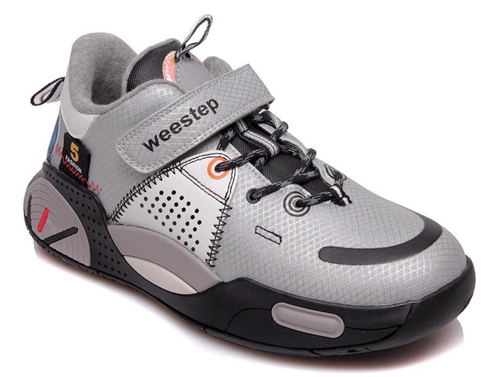 Кросівки Weestep (34р.) 21 см світло-сірі з кольоровими вставками від ...
