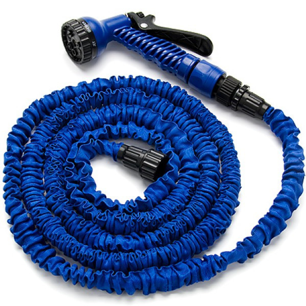 Шланг для полива X Hose 15 м с распылителем садовый шланг поливочный