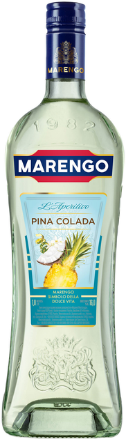 Вермут Marengo Pina Colada десертный белый 1 л 16% (4820004929338 ...