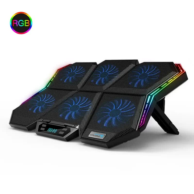 Подставка для ноутбука с охлаждением VHG K40 с RGB-подсветкой Laptop ...