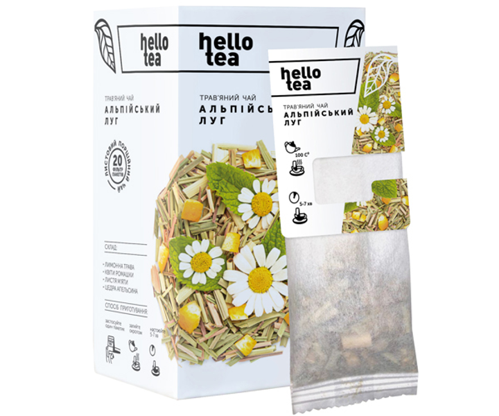 Чай Hello Tea "Альпійський луг" 20шт от продавца: Krystal-trade ...