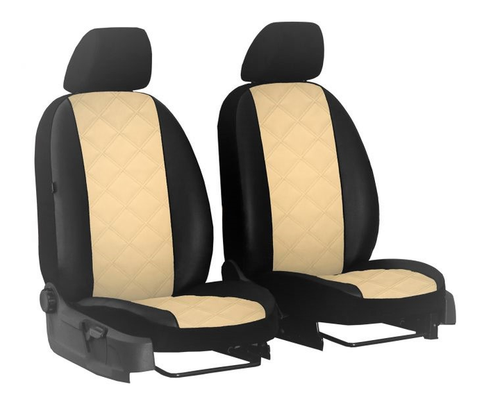 Авточехлы для HYUNDAI I20 2008-2014 Pok-ter еко кожа Elit бежевые (на ...