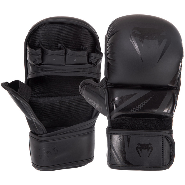 Перчатки для смешанных единоборств MMA VENUM BO-3393 (р-р L, черный ...
