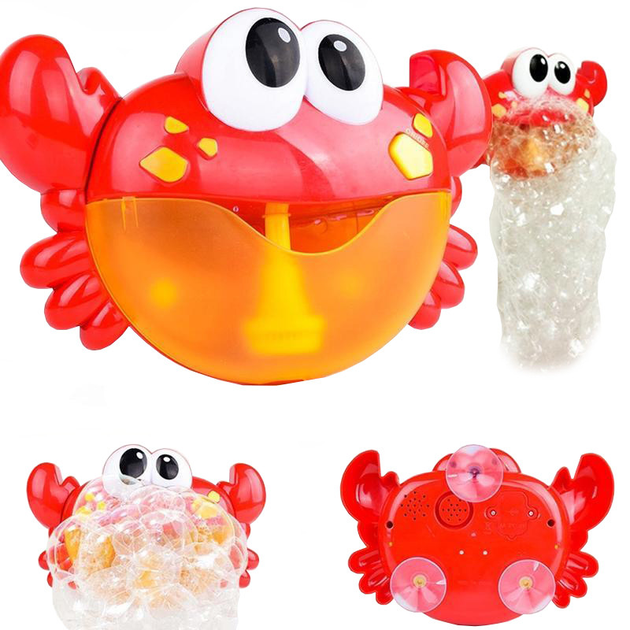 Игрушка для купания "Краб" METR+ L596 Игрушка для ванной в виде краба с ...