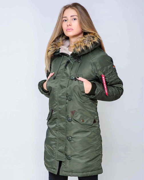 Жіноча аляска N-3B хакі 3XL от продавца: Alaska History – в интернет-магазине ROZETKA | Купить в ...