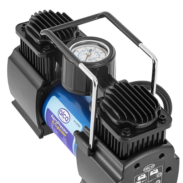 R̲O̲Z̲E̲T̲K̲A̲ | Автомобільний компресор двохпоршневий Alca 227000 ...