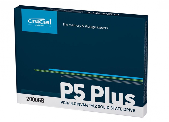 SSD накопитель Crucial P5 Plus 2TB (CT2000P5PSSD8), (up to 6600/5000 MB ...