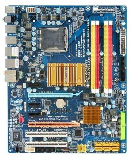 Материнская плата Socket 775 GIGABYTE GA-EP45-DS3 ( s775, DDR2, P45 ...