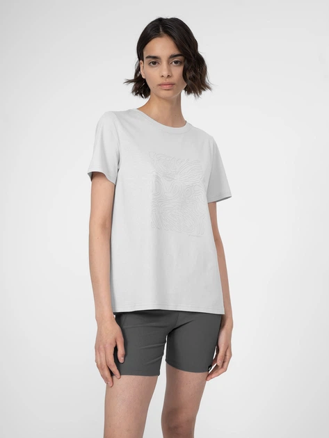 Футболка 4F Tshirt F332 4FSS23TTSHF332-27S XS Серая (5904698224623) – в ...