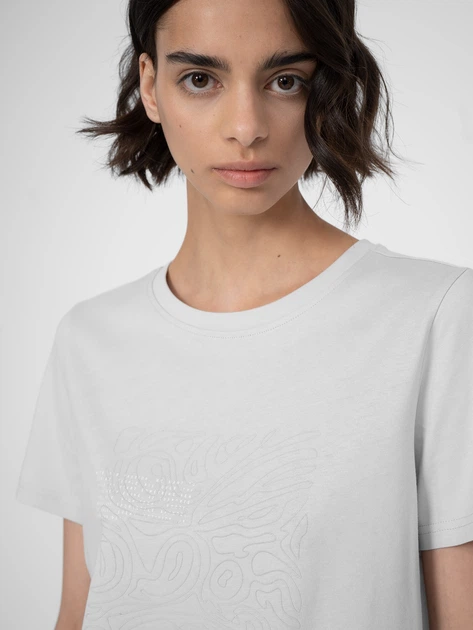 Футболка 4F Tshirt F332 4FSS23TTSHF332-27S XS Серая (5904698224623) – в ...