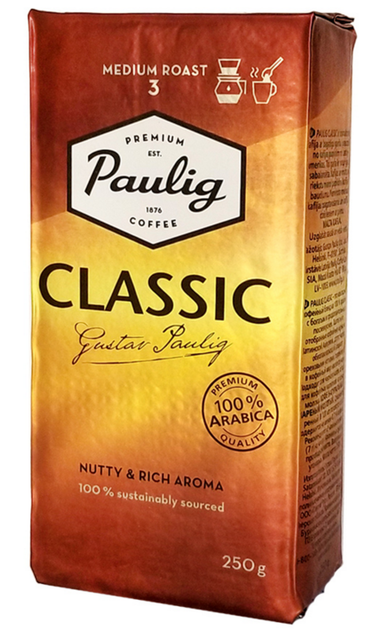 Купити Кава мелена Paulig Classic 250 г - ROZETKA. Вигідна ціна на Кава ...