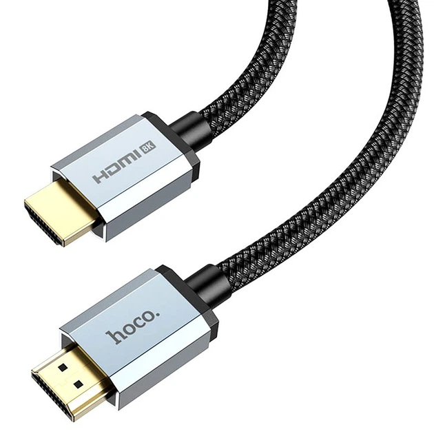Кабель HDMI HOCO HDTV 2.1 Male to Male 8K ultra HD data cable US03 |1m ...