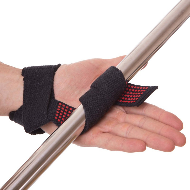Лямки ремешки для становой тяги напульсник для тяги Zelart Pro Grip Fit ...