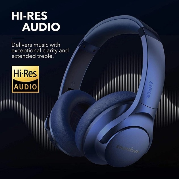 Навушники з мікрофоном Anker Life Q20+ Blue (A3045031) купить в ...