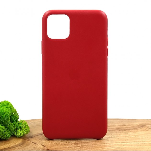 Кожаный чехол Molan Leather Case для Apple iPhone 11 Pro max Red – фото ...