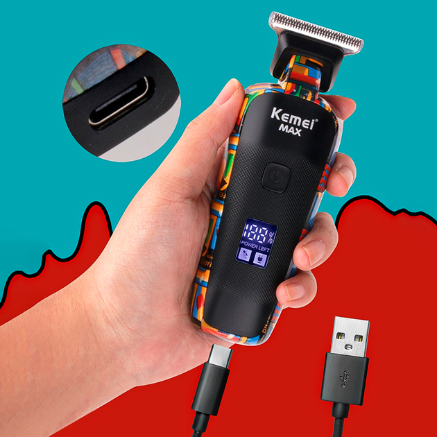 Профессиональная Машинка для стрижки волос и бороды Kemei KM-MAX5090 ...