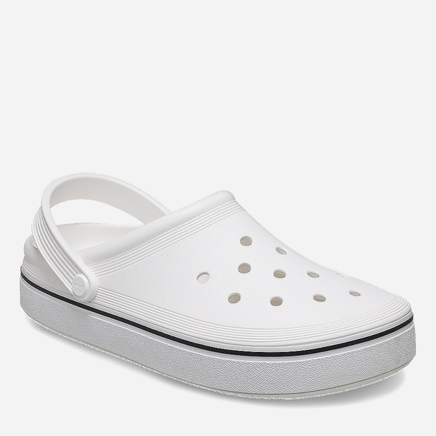 Мужские кроксы Crocs Off Court 208371-100 43-44 (M10/W12) 28 см Белые ...