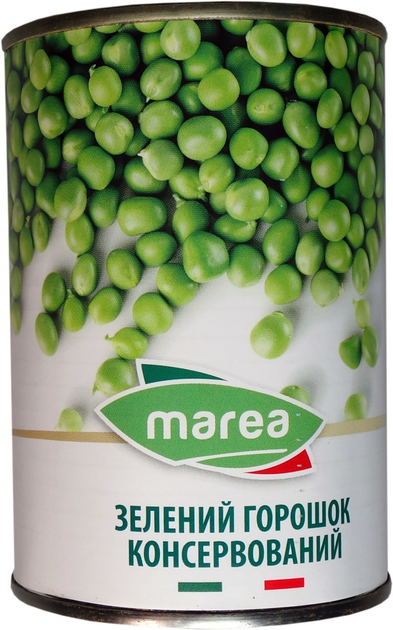 Горошек зеленый консервированный Marea 400 г (3971) – ROZETKA | Купить ...