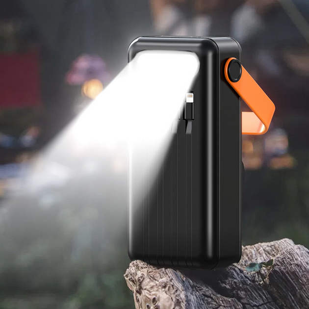 Повербанк 60000мАч, з сонячною панеллю та LED-ліхтарем – фото, відгуки ...