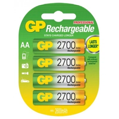Акумулятор Gp AA R06 2700 mAh * 4 (270AAHCNP-GB4 / 4891199077753 ...