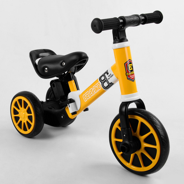 Велосипед 3-х колісний Best Trike 2в1 беговел металева рама піно колесо ...