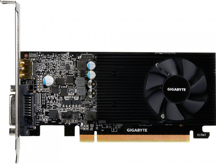 Видеокарта низкопрофильная Gigabyte GV-N1030D5-2GL GT 1030/2 ГБ/GDDR5 с ...