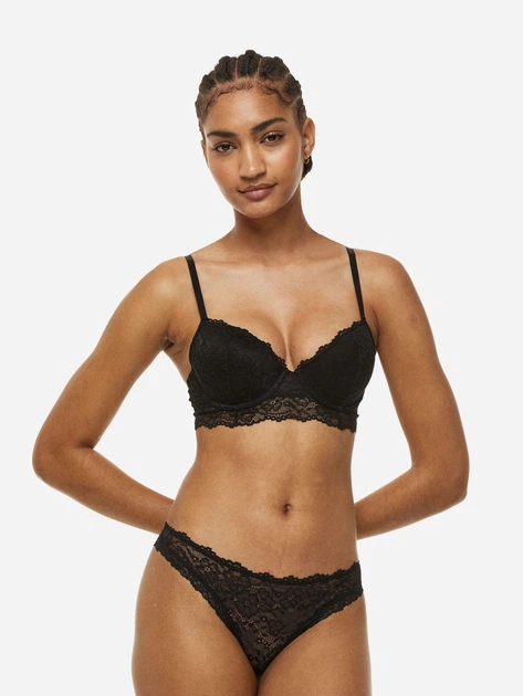 Бюстгальтер H&M 060939886 85C Черный (OS_6666000220240) – в интернет-магазине ROZETKA | Купить в ...