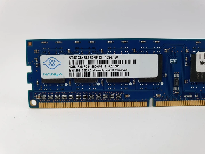Оперативная память Nanya DDR3 4Gb 1600MHz PC3-12800U (NT4GC64B88B0NF-DI) 11444 Б/У – фото ...