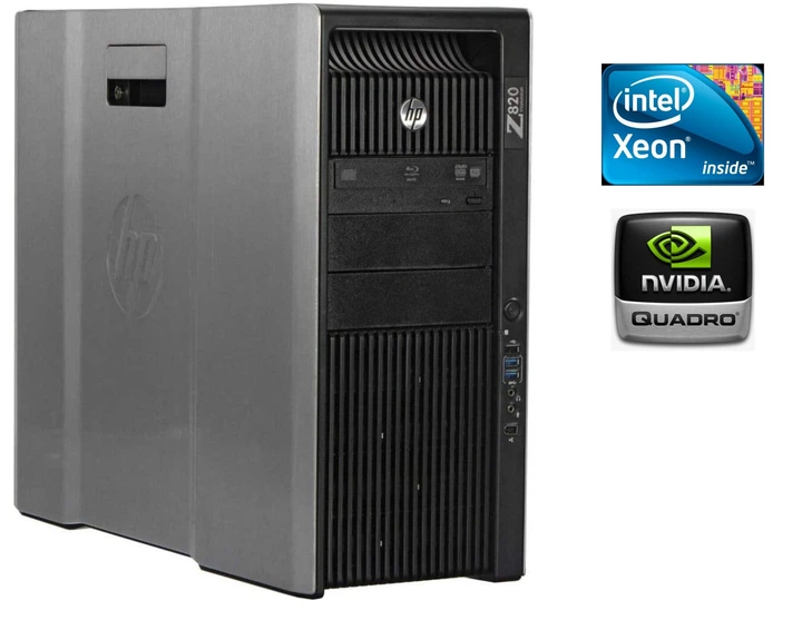 Робоча станція HP Z820 Workstation Tower / 2x Intel Xeon E5 2640 V1 (6 ...