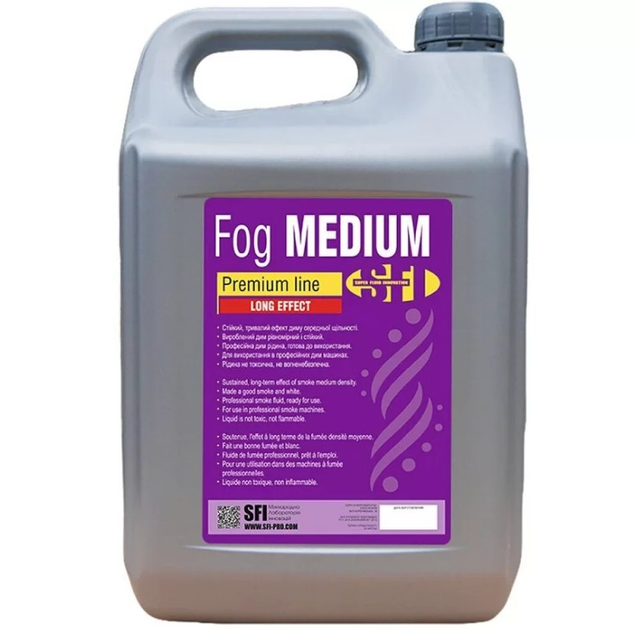 Жидкость для генератора дыма Fog Medium Premium 5л – фото, отзывы ...