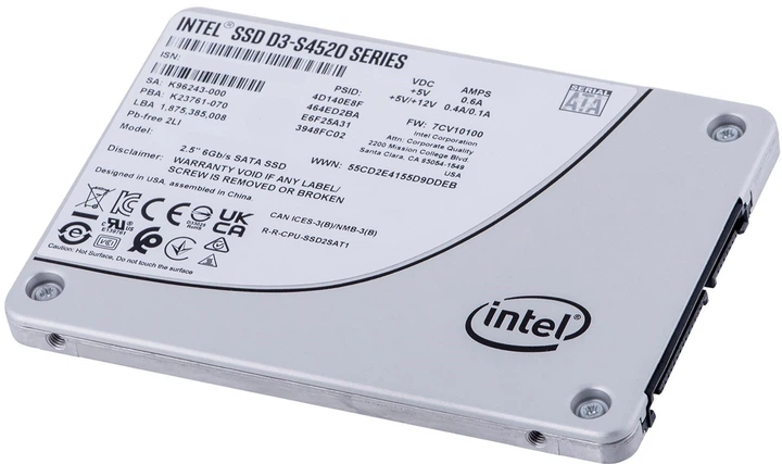 Solidigm (Intel) S4520 3.84TB 2.5" SATAIII 3D NAND (TLC ...
