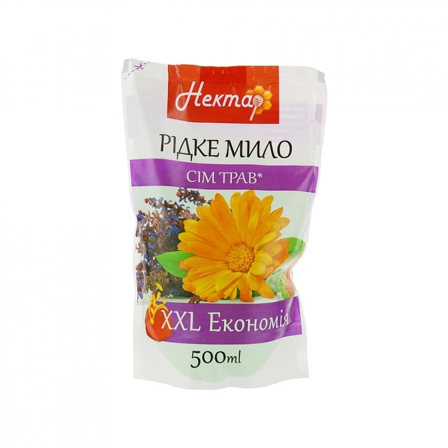 Жидкое мыло Нектар Семь трав дой-пак 500 мл (4820091145000) от продавца ...