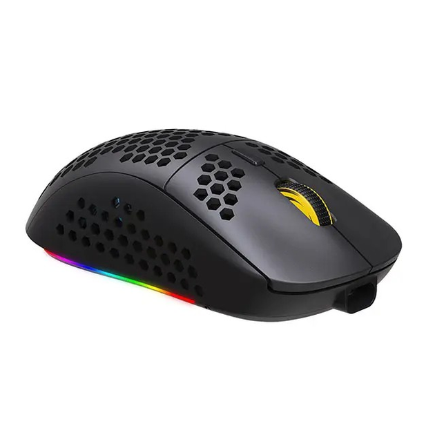 Мышь беспроводная игровая HYSJ Т90 с аккумулятором и подсветкой 2,4G ...