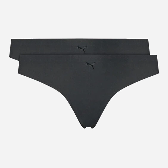 Набор трусиков стрингов Puma Women Seamless String 2P 93502201 S 2 шт Black (8720245039765 ...