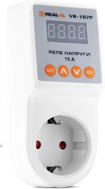 Реле напруги Real-El VR-107P Біле (EL122300008) – фото, відгуки, характеристики в інтернет ...