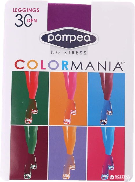 Леггинсы Pompea PM117 30 Den 3/4-M/L Фиолетовые (200643625) – Брендовая ...