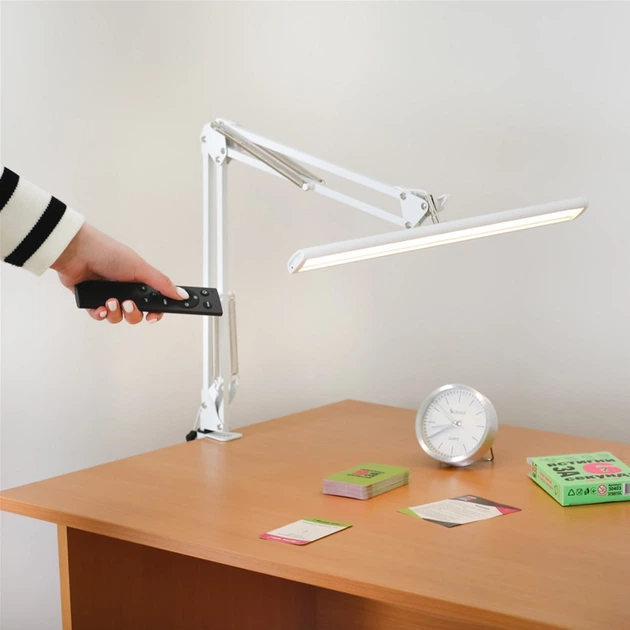 Настольная светодиодная лампа Mealux DL-500 10W 3000K-6000K USB 5V с пультом ДУ – фото, отзывы ...