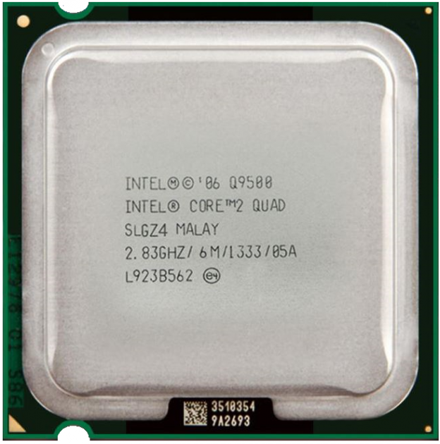 Процессор Intel Core 2 Quad Q9500 (2.83GHz 4 Core 95W) Refurbished Tray ...