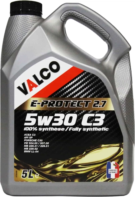 Моторное масло VALCO E-Protect 2.7 5W-30 C3 5 л (1248882) – фото ...