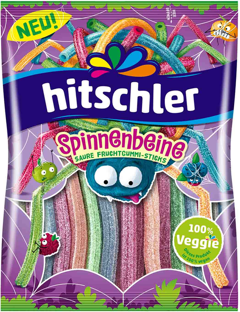 Жевательные конфеты Hitschler Spider legs 125 г (4003840008317 ...