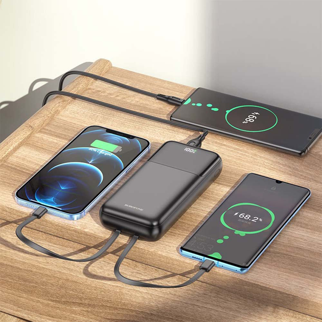 Портативное зарядное устройство Power Bank BOROFONE BJ22A PD20W+QC3.0 ...